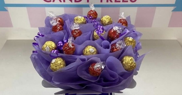 Lindor & Ferrero Box Bouquet