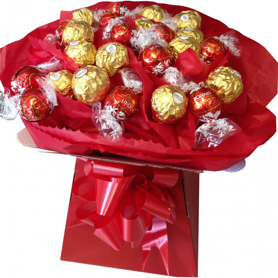 Lindor & Ferrero Box Bouquet